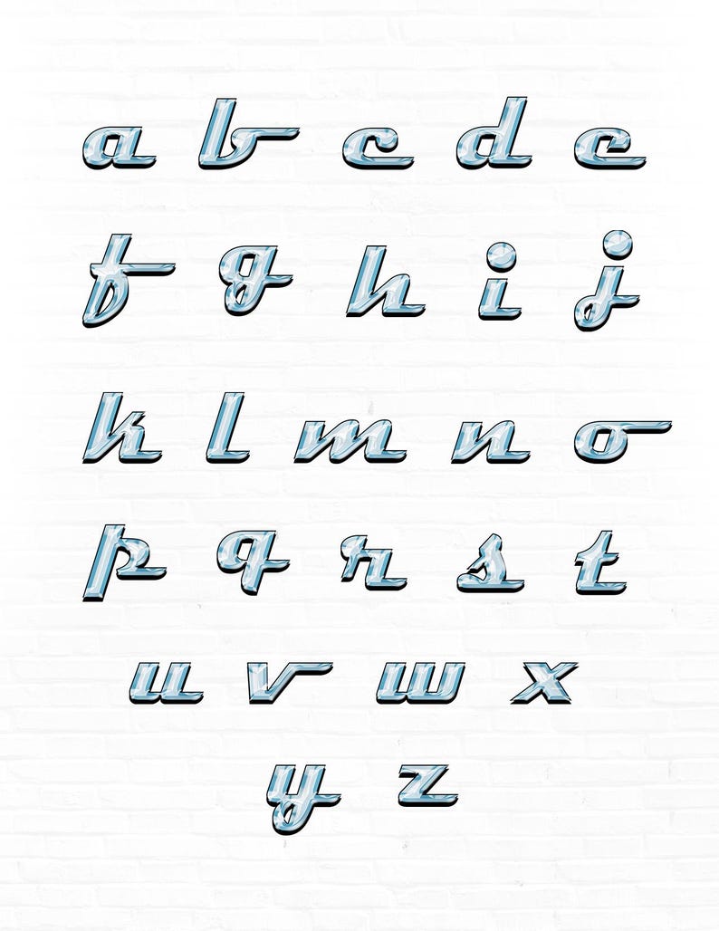 Ready to Print Lightning Mcqueen Alphabet - DIY Digital Printable PDF ...
