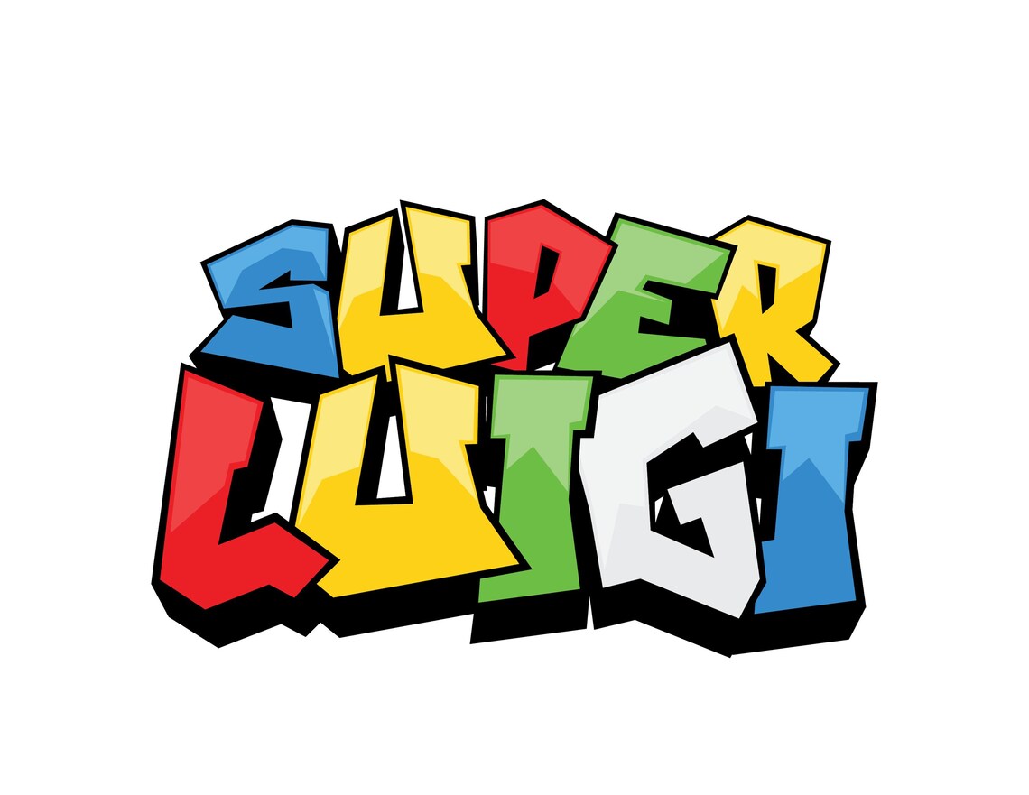 Custom Super Mario Name, Custom Name in Mario Graffiti Style Font SVG ...