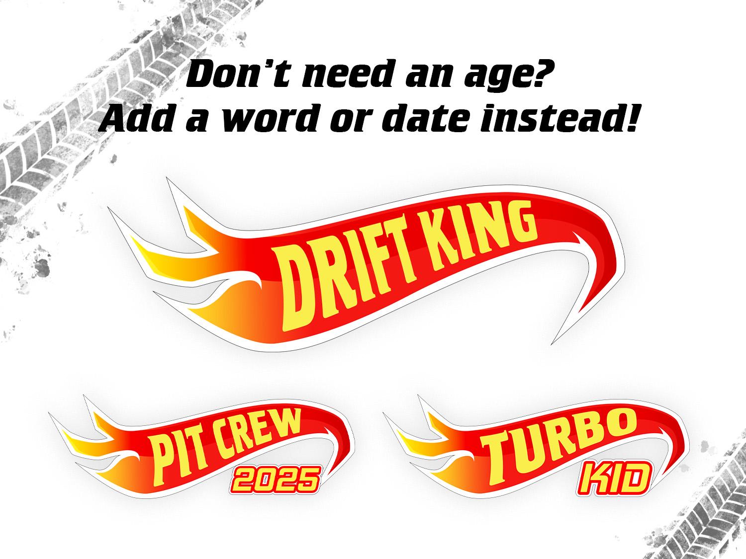 Personalized Hot Cars Logo: Custom Name & Age, Racing Theme (digital ...