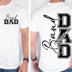 Band Dad SVG Band Dad PNG Marching Band Dad Shirt Design Flute Dad Png ...