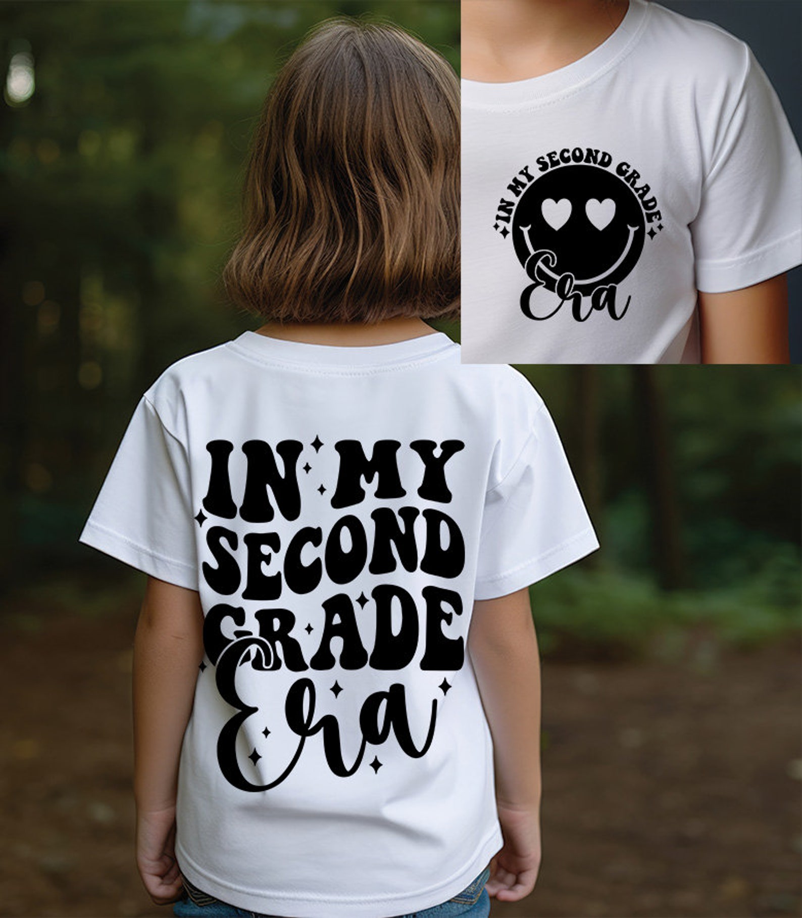 In My Second Grade Era Svg Png, First Day of School Shirt Back to ...