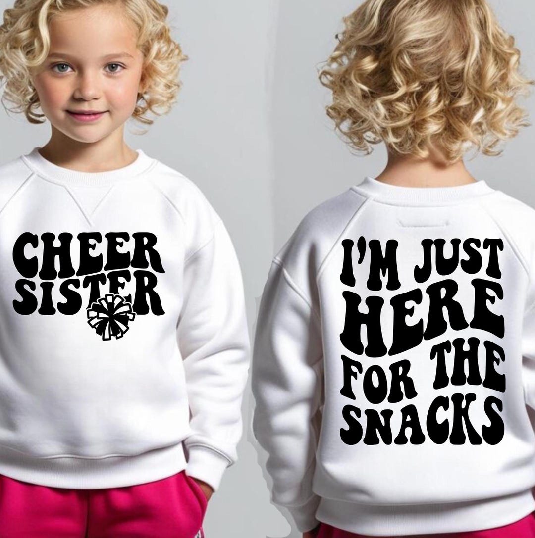 Cheer Sister SVG PNG, Cheer Sister Shirt Svg Cheer Sister Era Svg Game ...