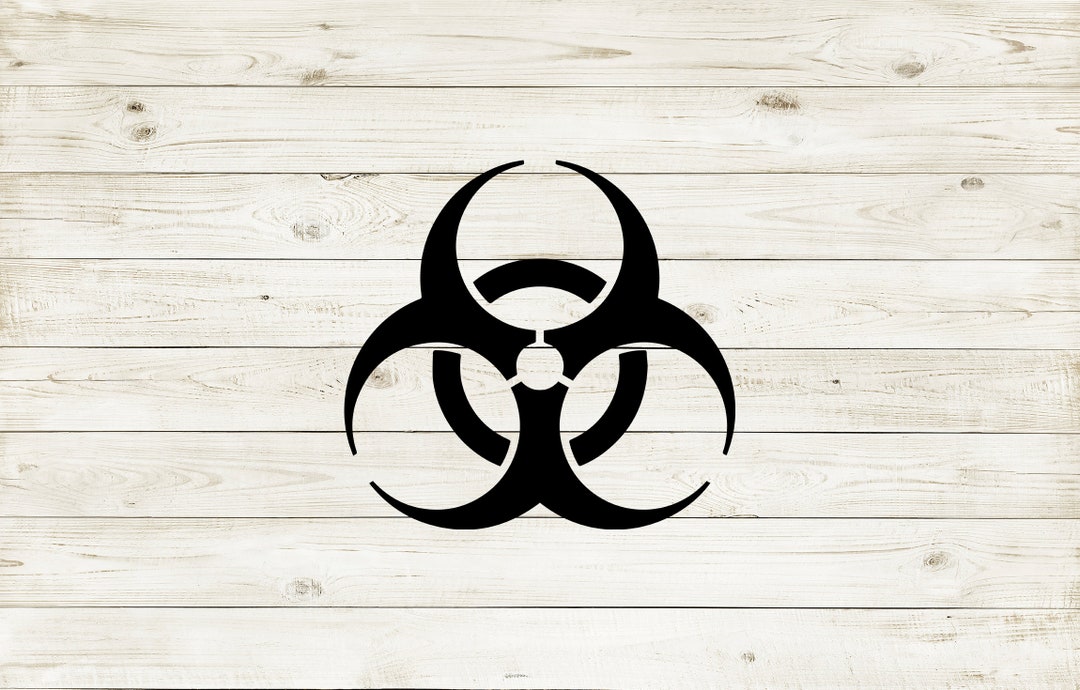 Biohazard Symbol SVG T-shirt Design PNG SVG Digital File Instant ...