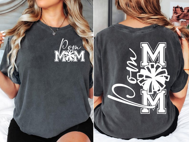 Pom Mom Svg Pom Mom Png Pom Poms Mom Shirt Design Png Svg Jpeg Dxf ...