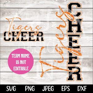 Tigers Cheer PNG Tigers Cheer SVG Game Day Cheerleader Cheer ...