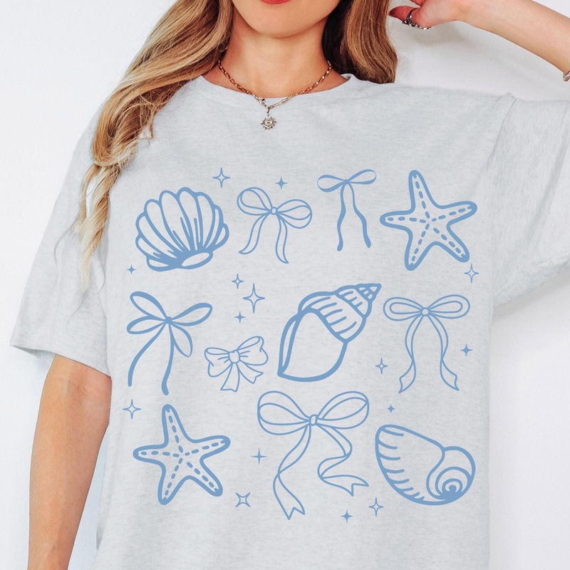 Coquette Seashells Svg - Etsy