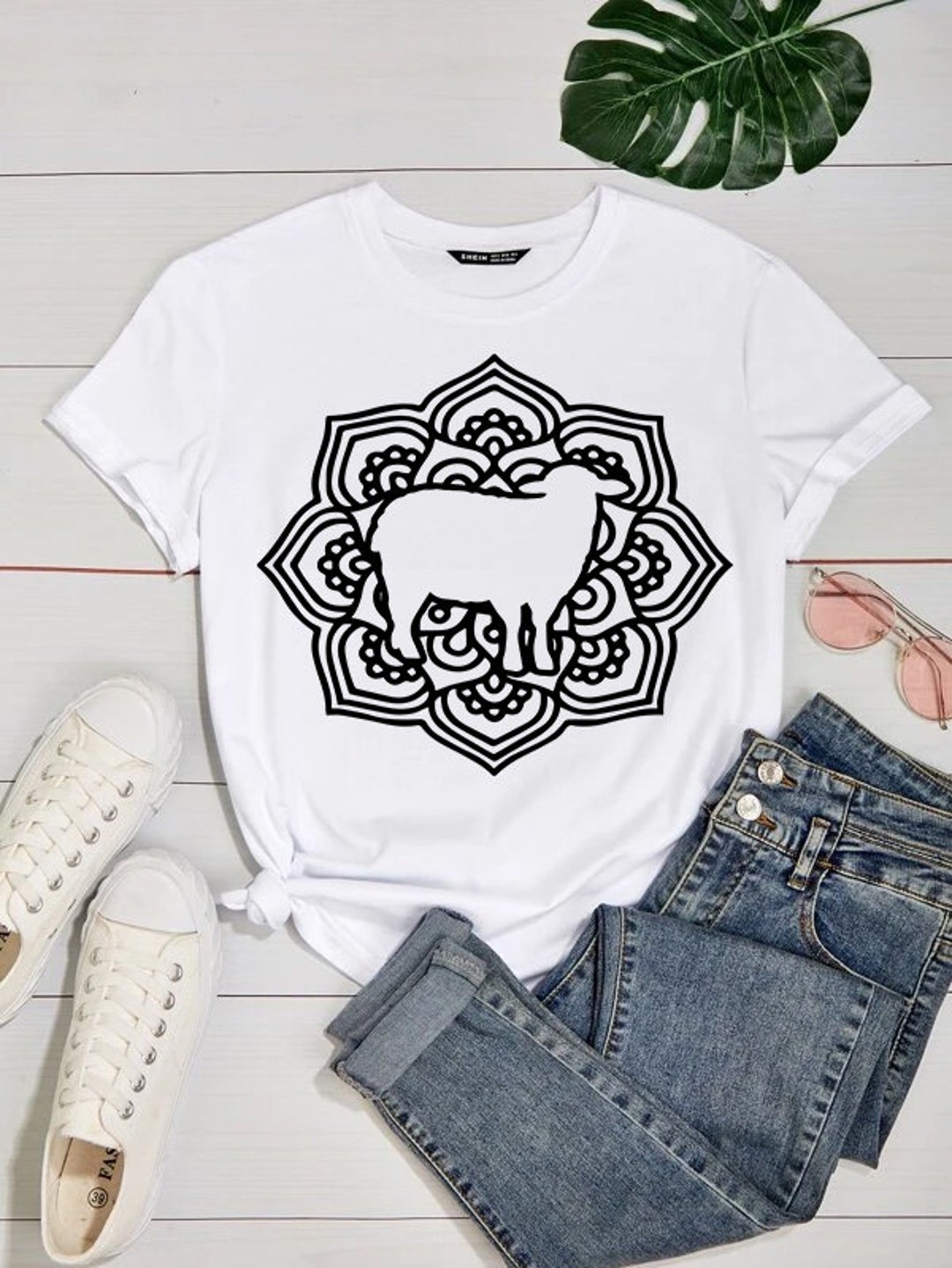 Ovejas SVG Ovejas Imagen Digital Mandala Coche Calcomanía - Etsy México