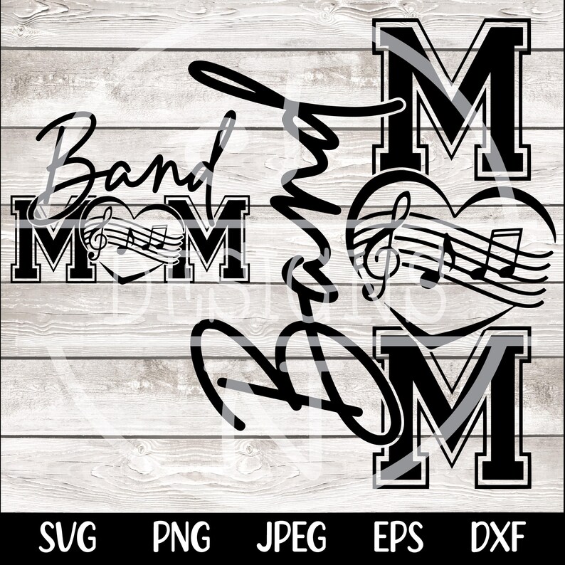 Band Mom SVG Band Mom PNG Marching Band Mom Shirt Design Drumline Mom ...