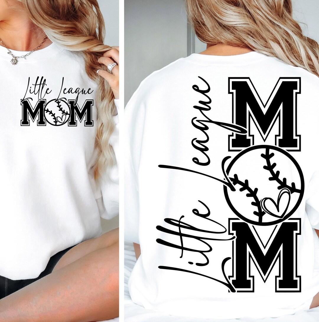 Little League Mom SVG Baseball Mom SVG PNG Baseball Mom Shirt Design ...