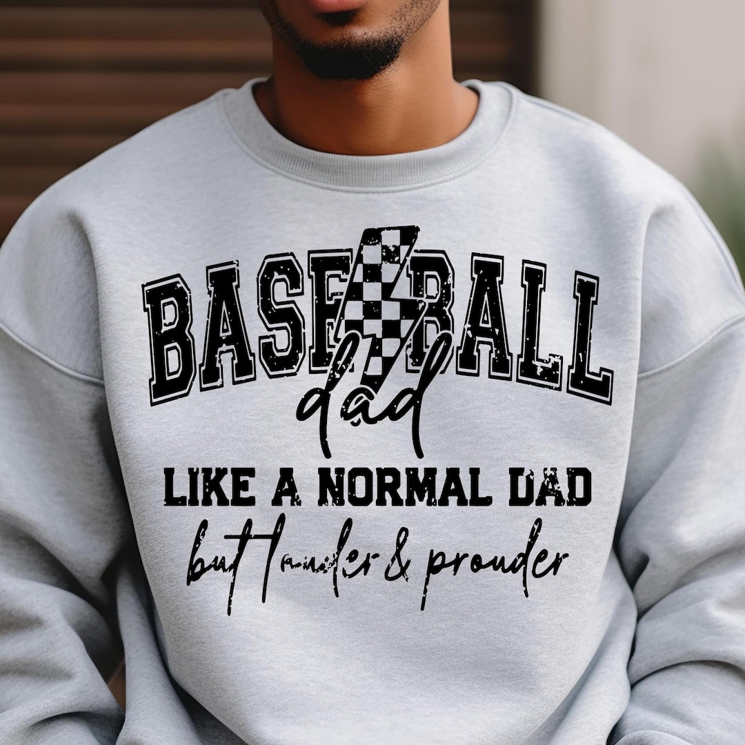 Baseball Dad SVG Baseball Dad PNG Louder and Prouder Baseball Dad Shirt ...