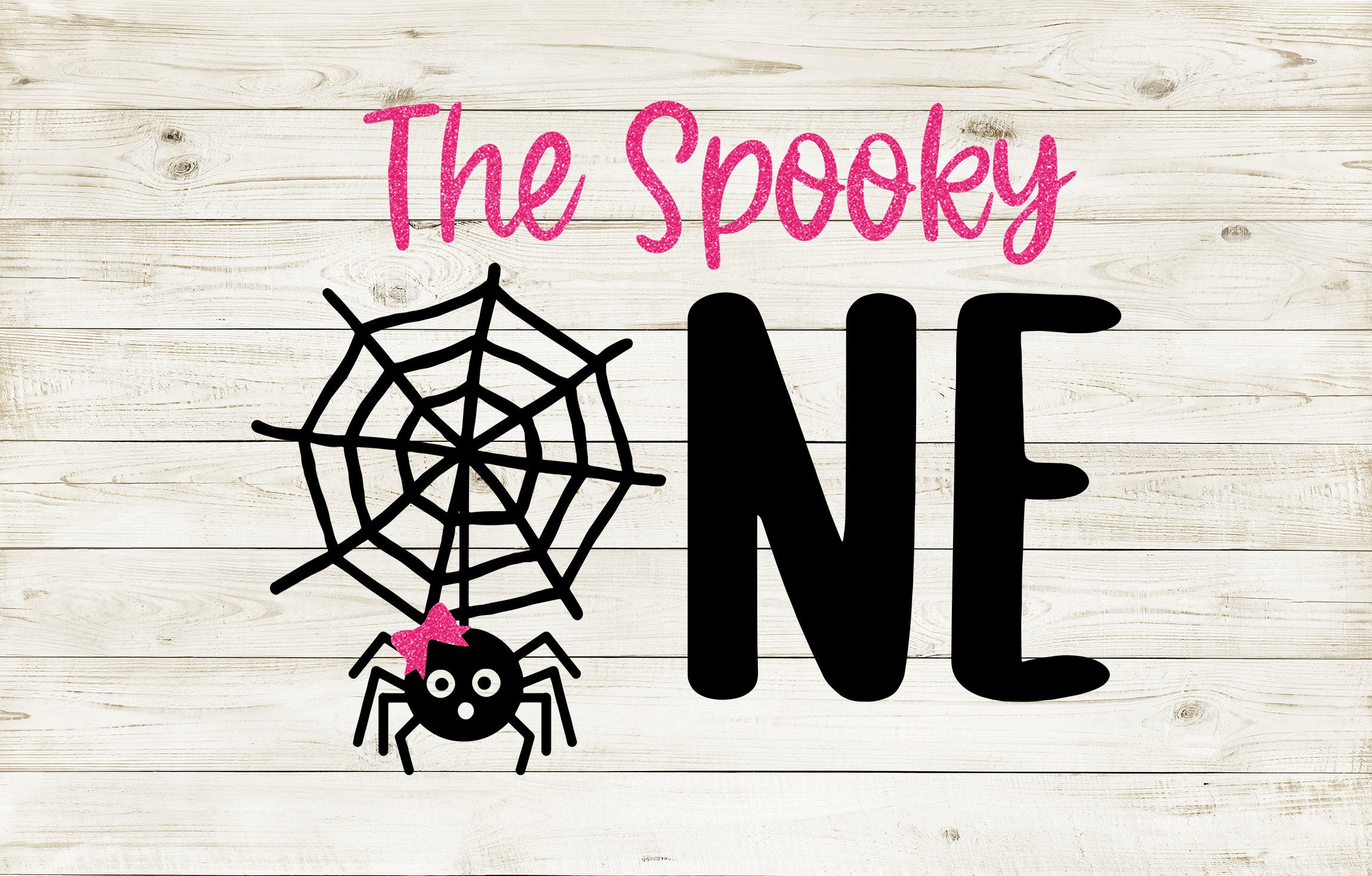 The Spooky One SVG First Birthday Decal T-shirt PNG SVG Digital File - Etsy