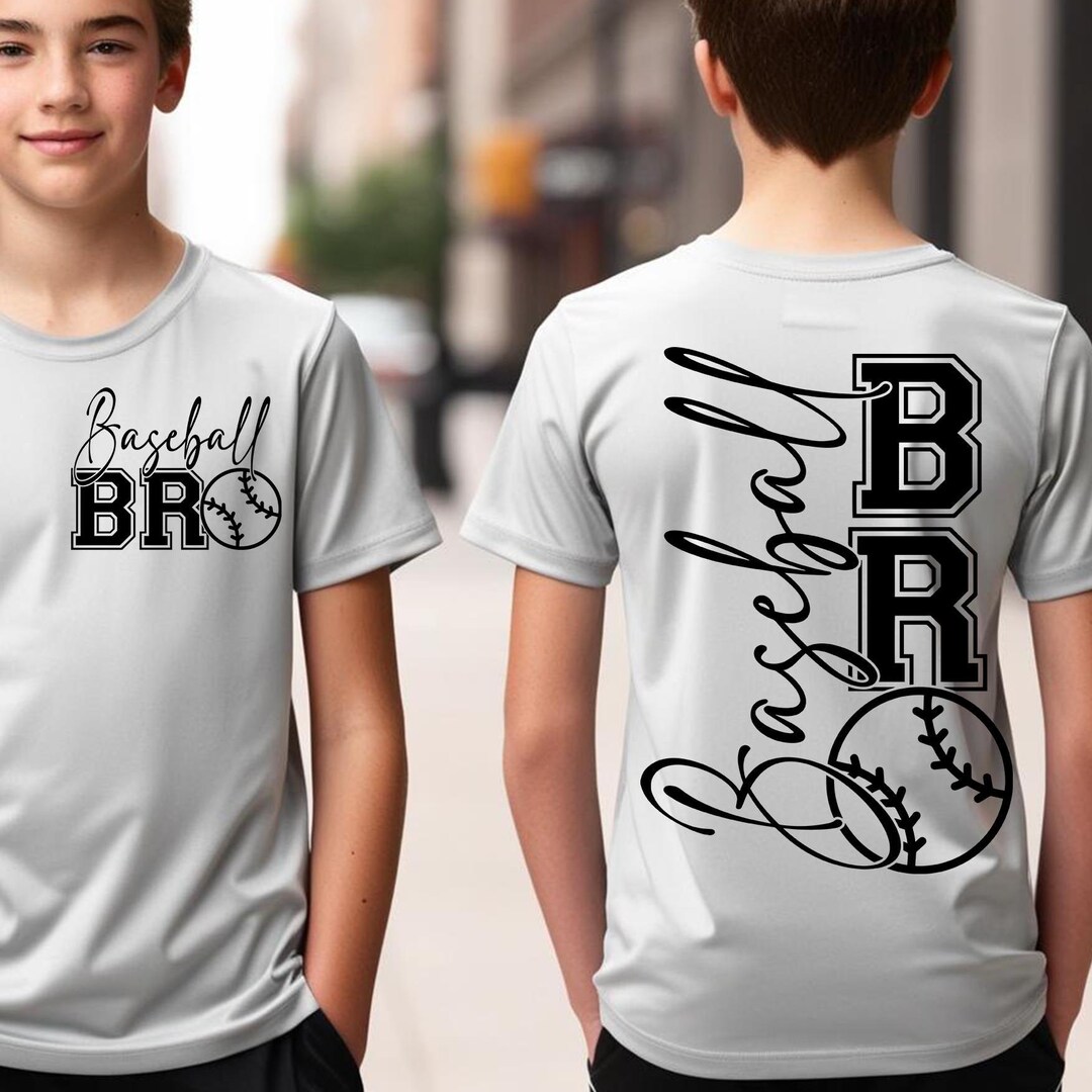 Baseball Brother SVG Baseball Brother PNG Baseball Brother Shirt Design ...