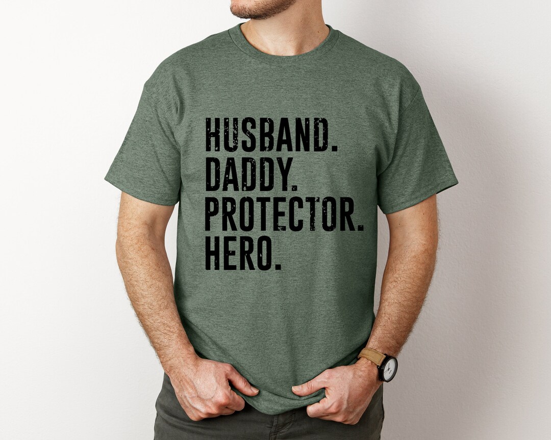 Husband Daddy Protector Hero SVG PNG Dad Svg, Father’s Day Svg, Father ...