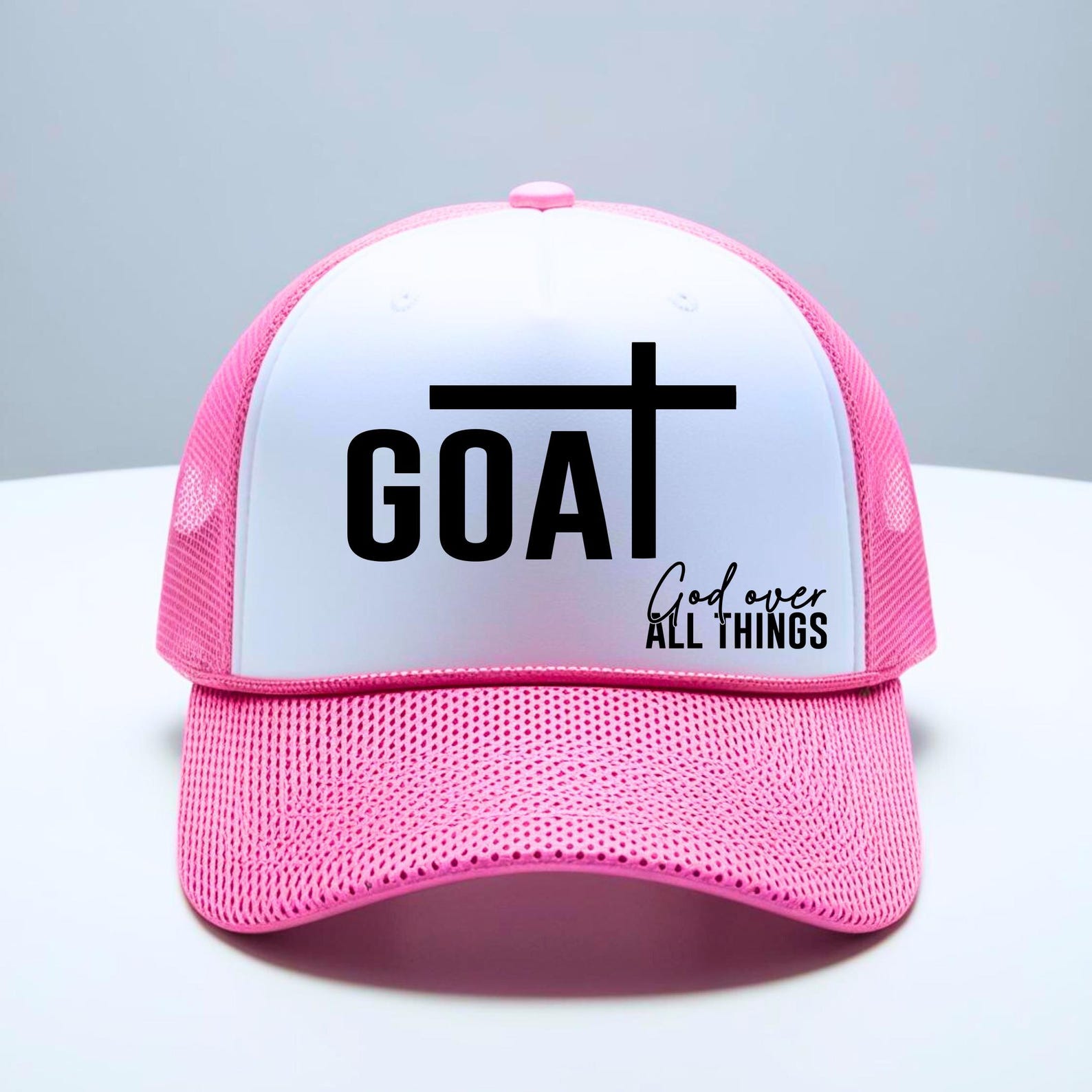 GOAT Svg God Over All Things SVG PNG Bible Quote Svg Design Faith Svg ...