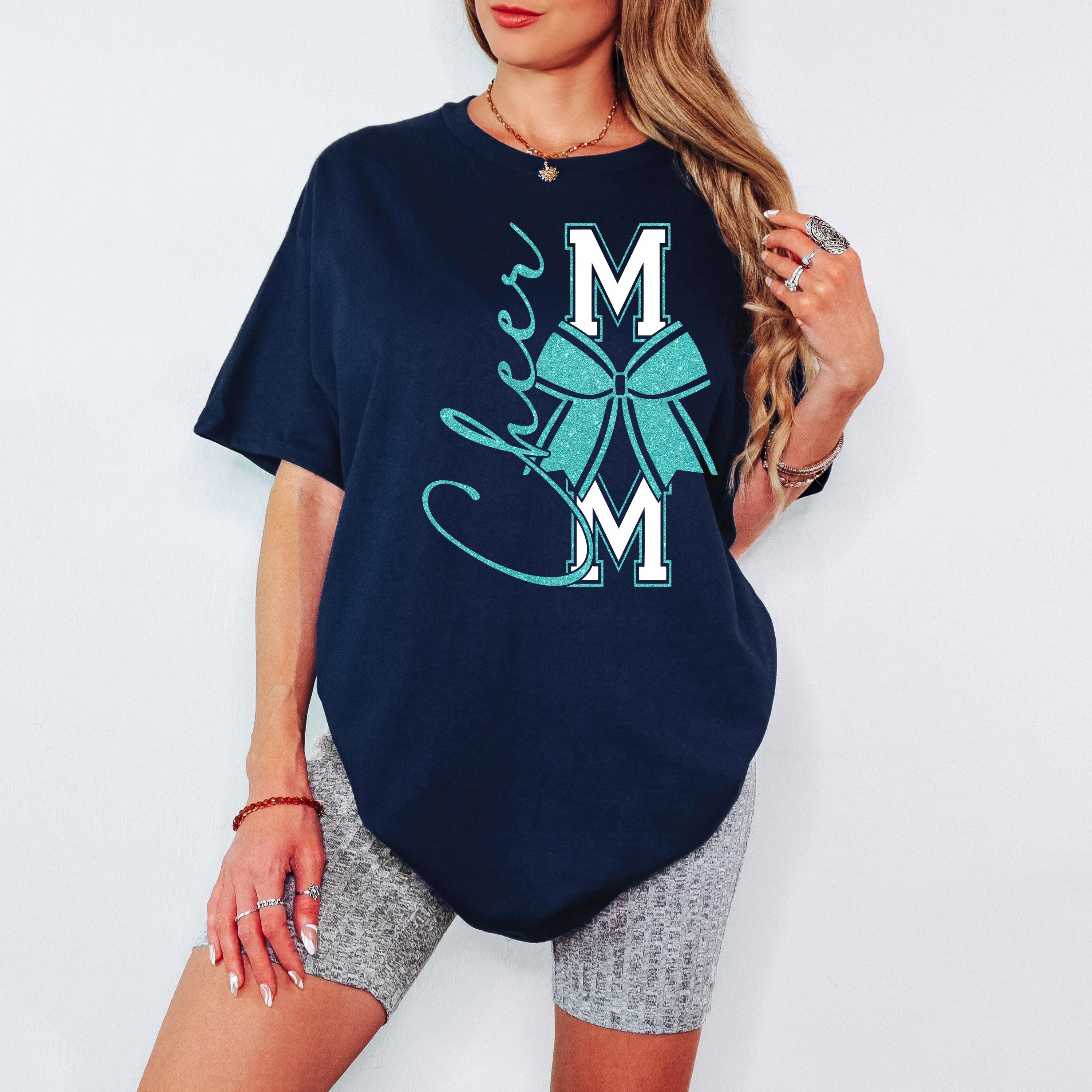 Cheer Mom SVG Cheer Mom PNG Teal Game Day Cheerleader All Star Cheer ...