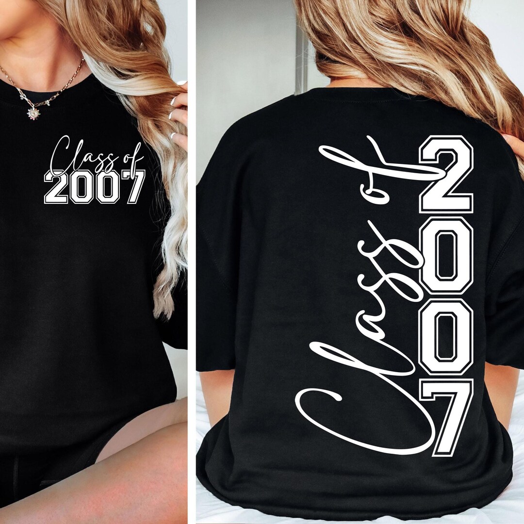 Class of 2007 SVG Class of 2007 PNG High School Reunion College Graduation 2007 Svg, Graduation ...