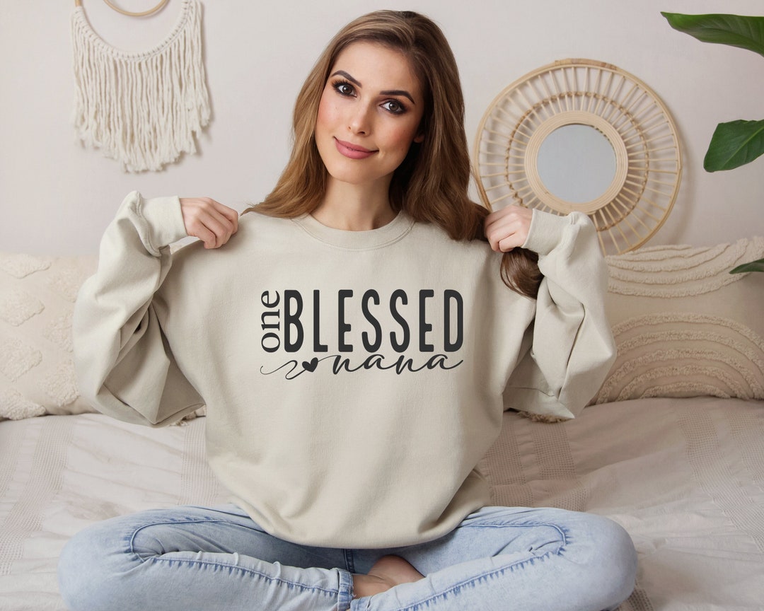 One Blessed Nana SVG PNG, Nana Svg, Nana Shirt Svg Best Nana Svg One Loved Nana Cut File for ...