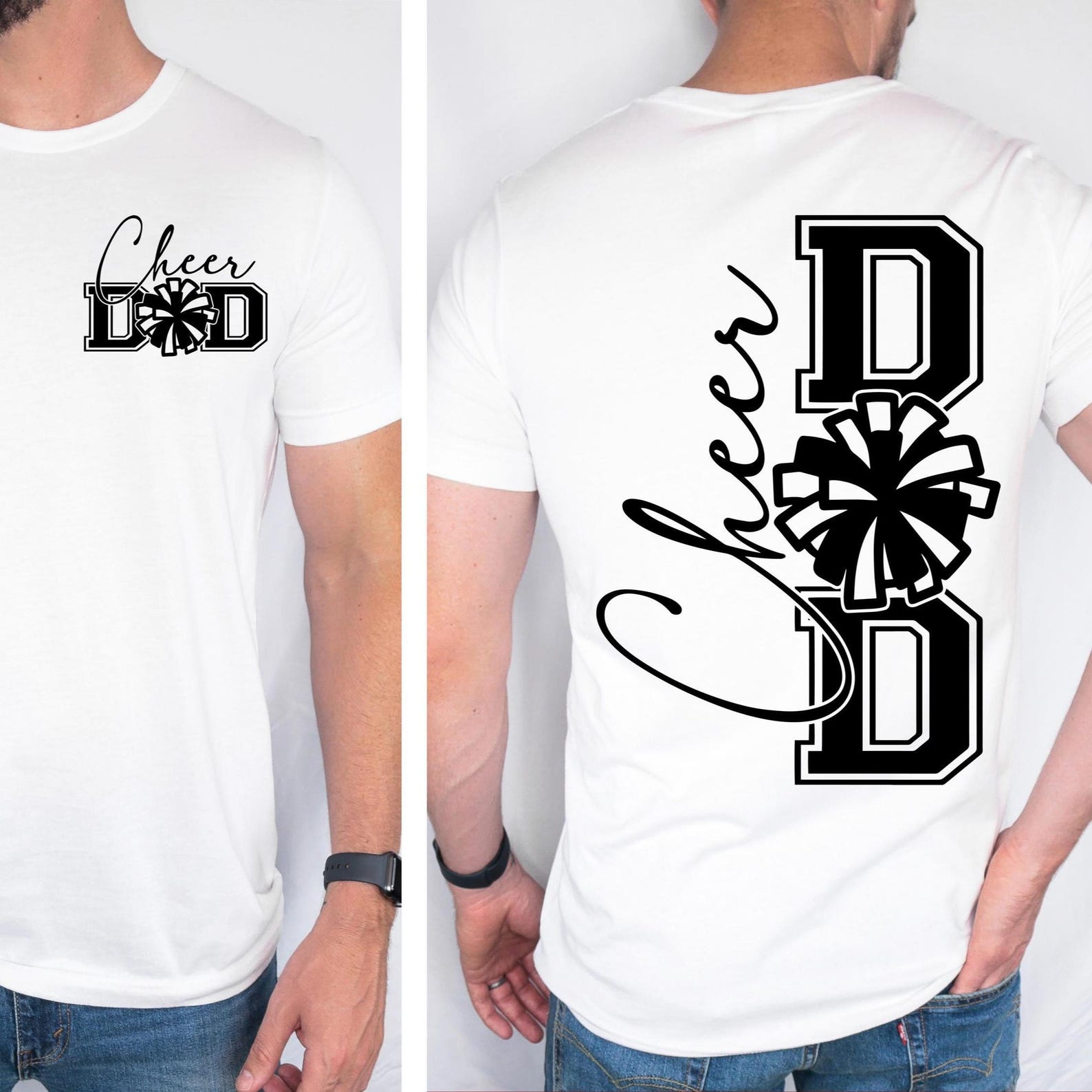 Cheer Dad SVG Cheer Dad Png Cheer Dad Shirt Design Pay Drive Clap Cut ...