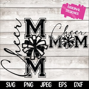 Cheer Mom SVG Cheer Mom PNG Game Day Cheerleader Cheer Competition ...
