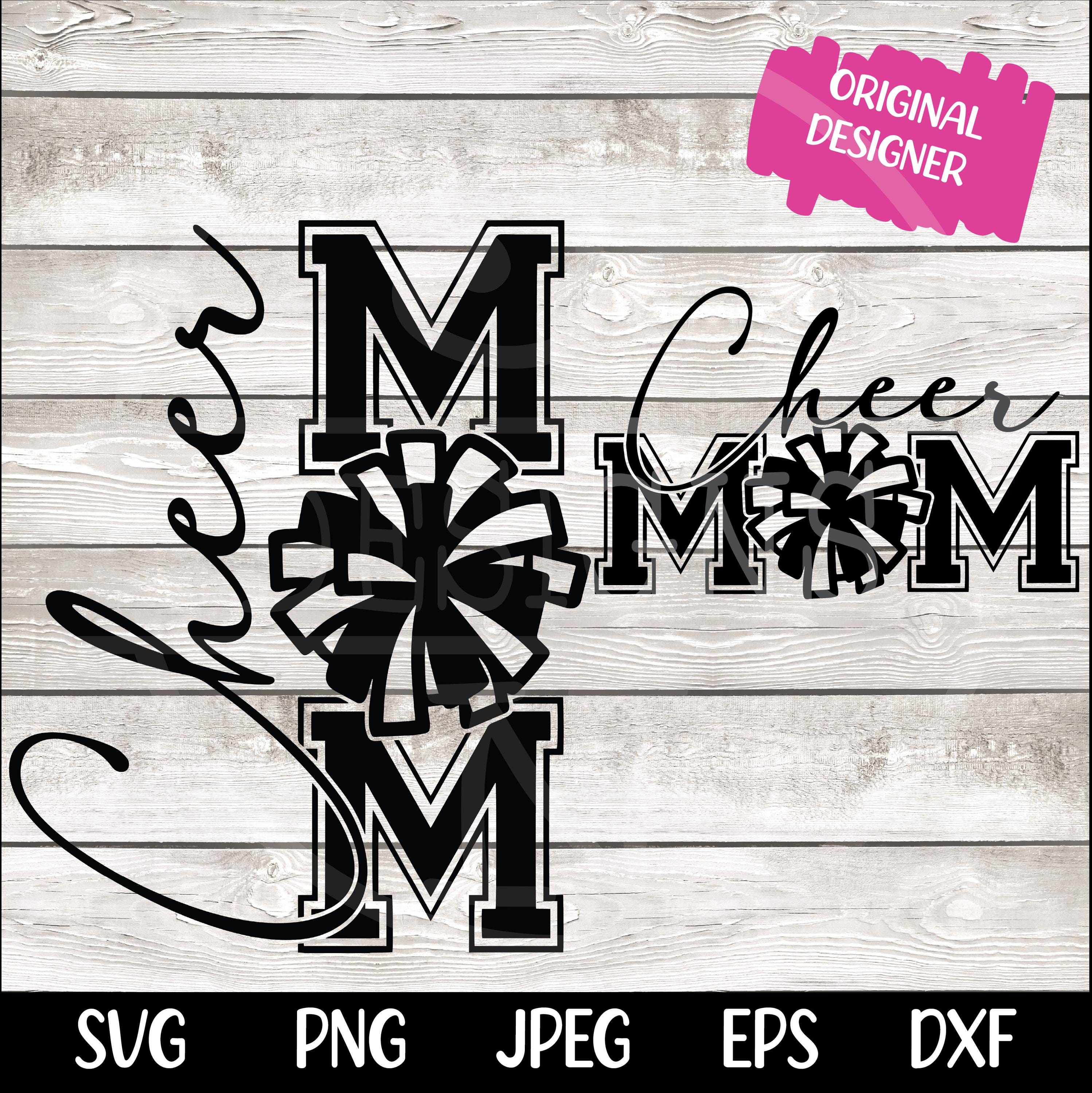 Cheer Mom SVG Cheer Mom PNG Game Day Cheerleader Cheer Competition ...