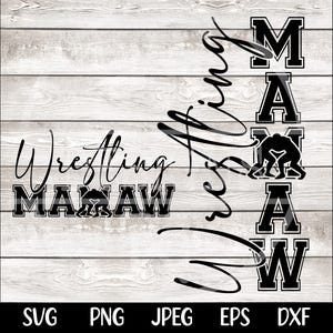 Wrestling Mamaw SVG Png Wrestling Mamaw PNG Svg Wrestling Mamaw Shirt ...