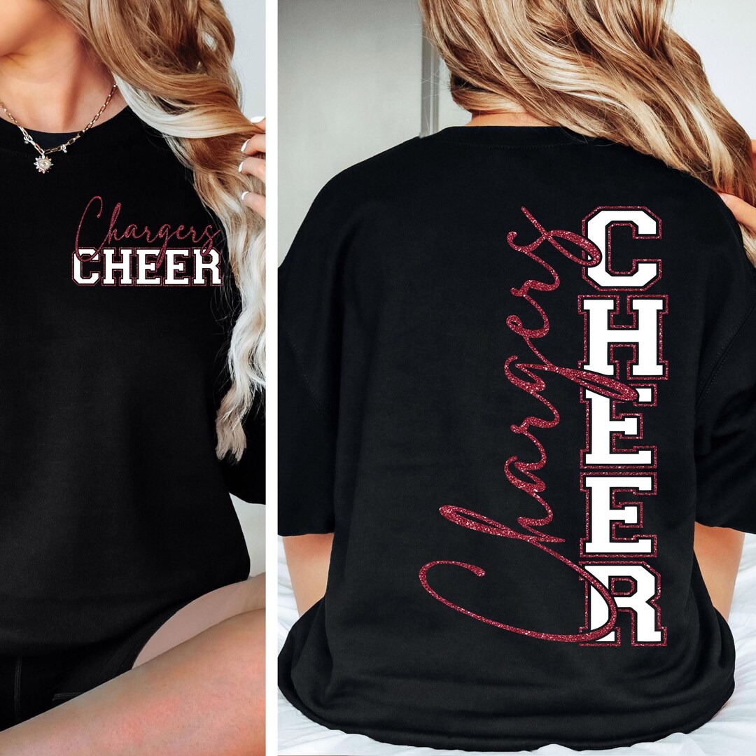 Chargers Cheer PNG Chargers Cheer SVG Game Day Cheerleader Cheer ...