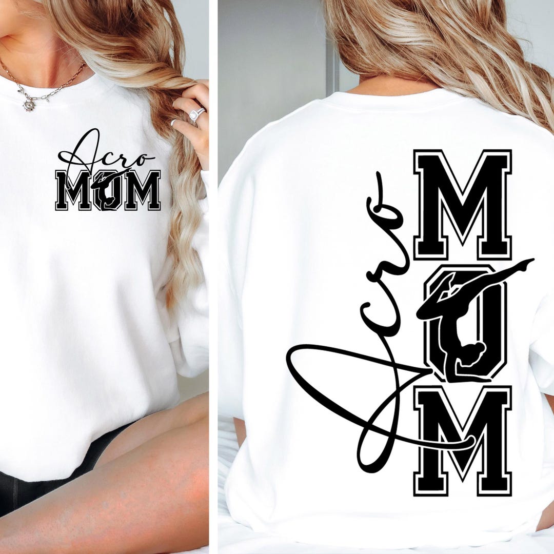 Acro Mom SVG Png Acro Mom Shirt PNG Svg Acrobatics Shirt Design Png Svg ...
