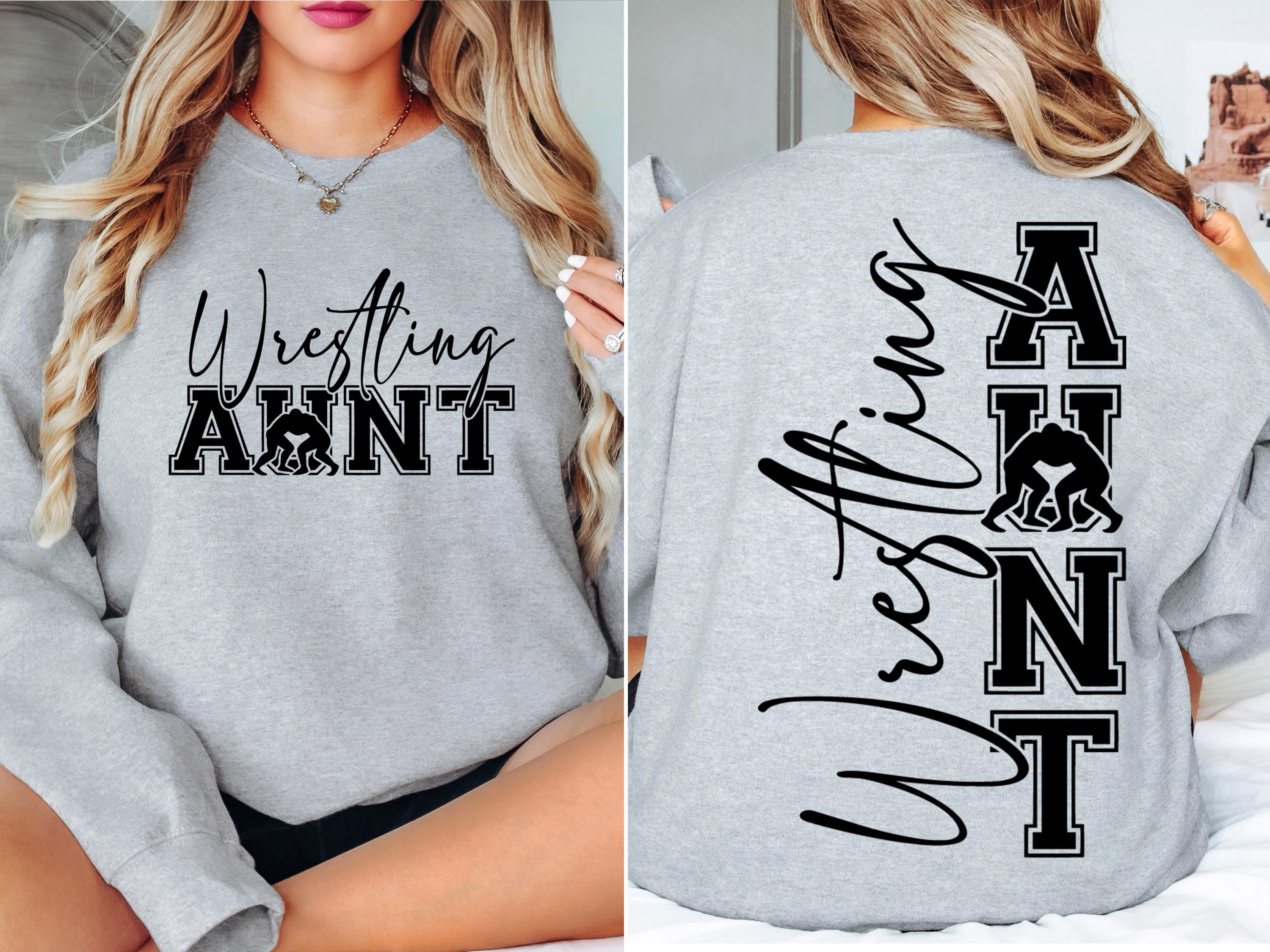 Wrestling Aunt SVG Png Wrestling Aunt PNG Svg Wrestling Aunt Shirt My ...