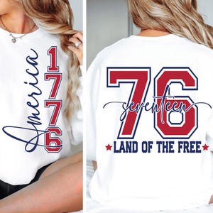 Fourth of July SVG PNG, Seventeen76 1776 Svg 4th of July Svg America ...