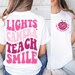 Lights Camera Teach Smile PNG SVG Teacher Png Teacher Svg, First Day of ...