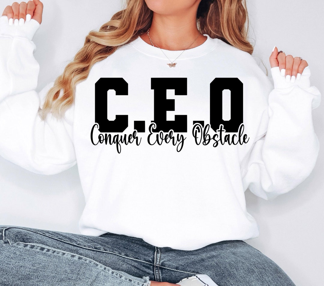 CEO Svg CEO Png Conquer Every Obstacle Entrepreneur Small Business ...