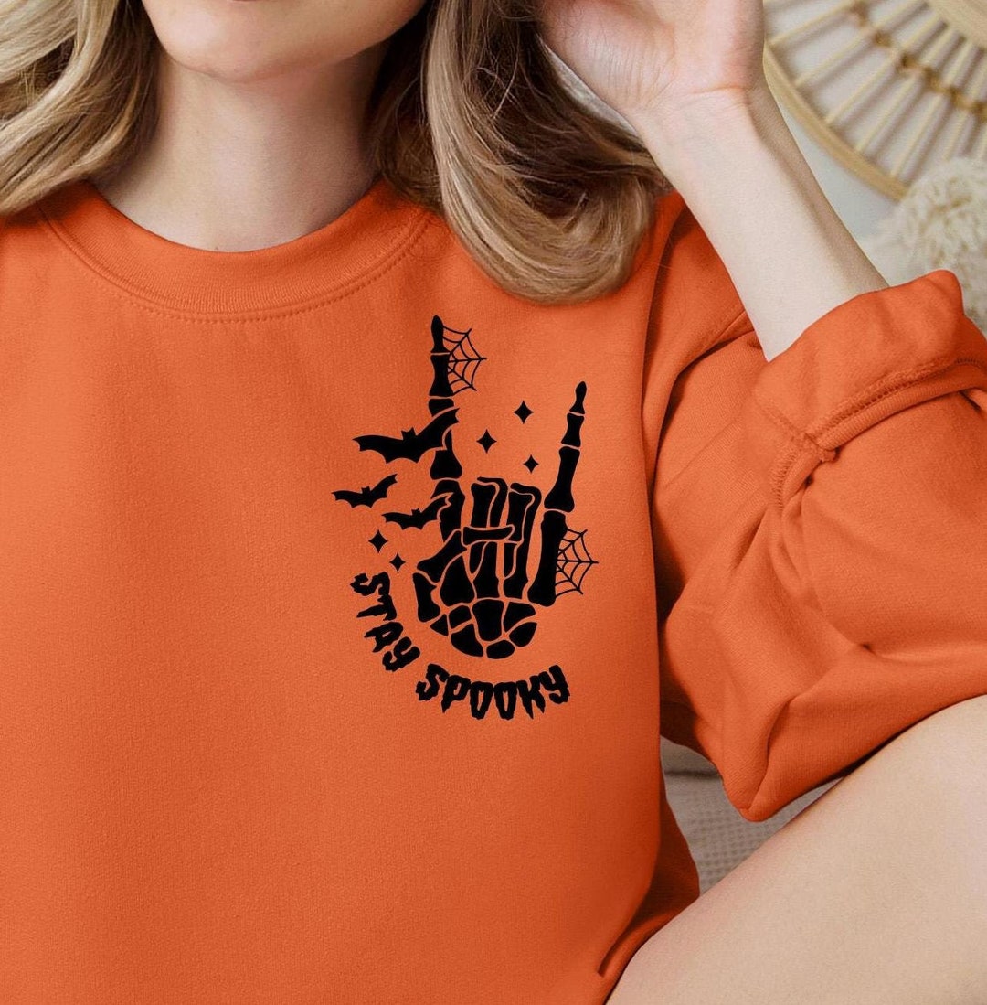 Stay Spooky Svg Png, Halloween Svg, Skeleton Hand Svg, Skeleton Svg ...