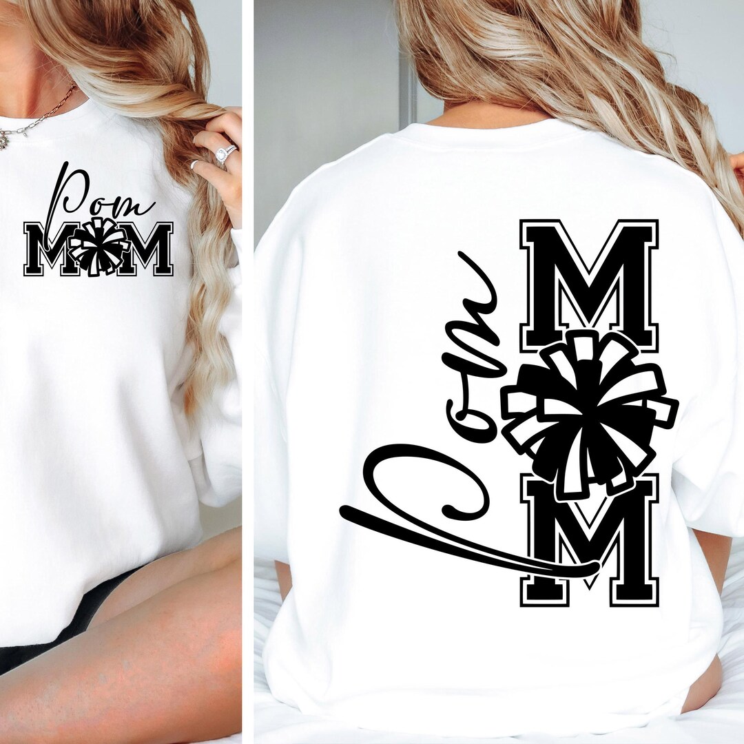 Pom Mom Svg Pom Mom Png Pom Poms Mom Shirt Design Png Svg Jpeg Dxf ...