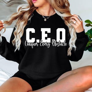CEO Svg CEO Png Conquer Every Obstacle Entrepreneur Small Business ...