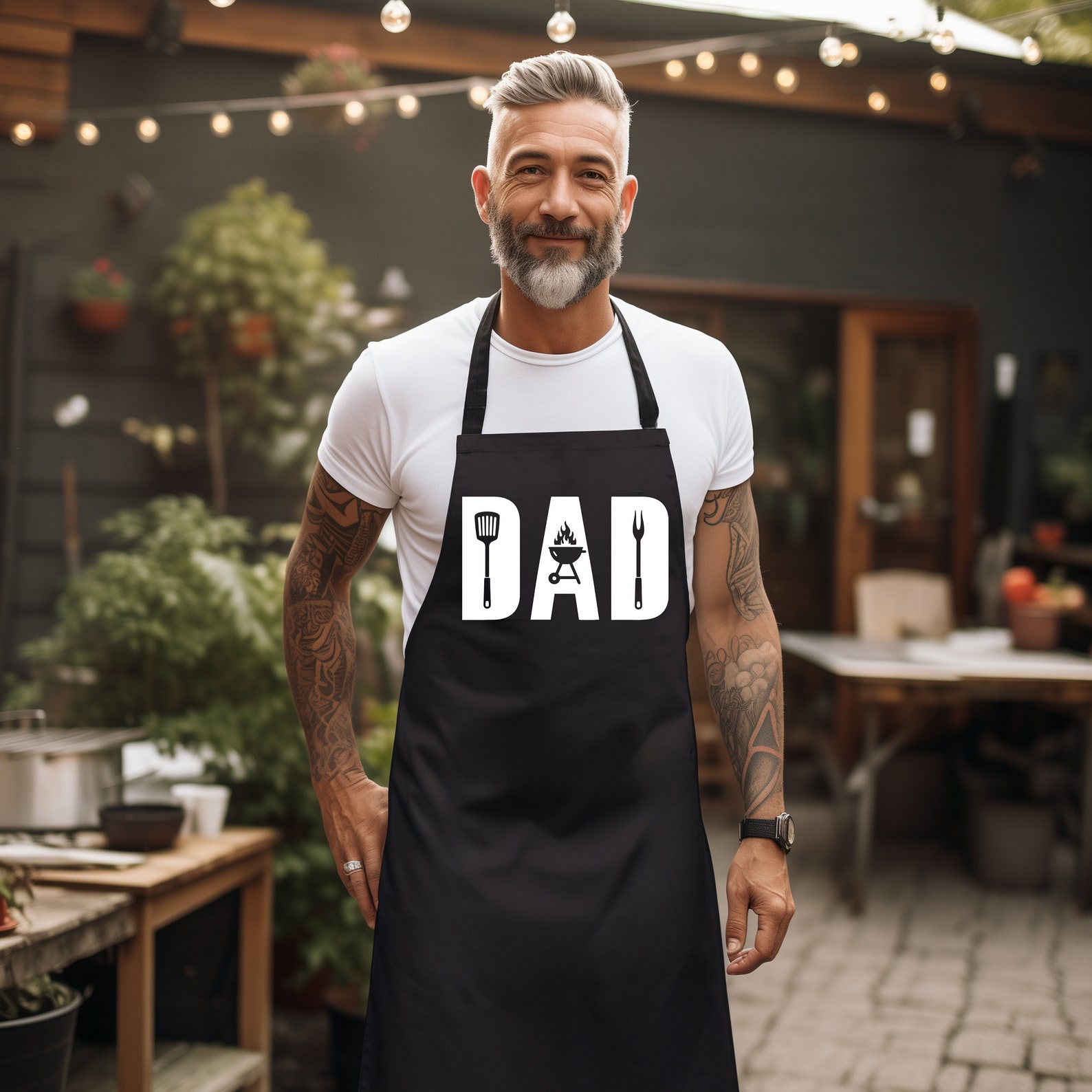 Dad SVG Dad PNG Grilling Apron Png BBQ Svg Png Grillfather Father's Day ...