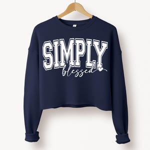 Simply Blessed SVG PNG, Blessed Svg Png Faith Svg Christian Svg ...