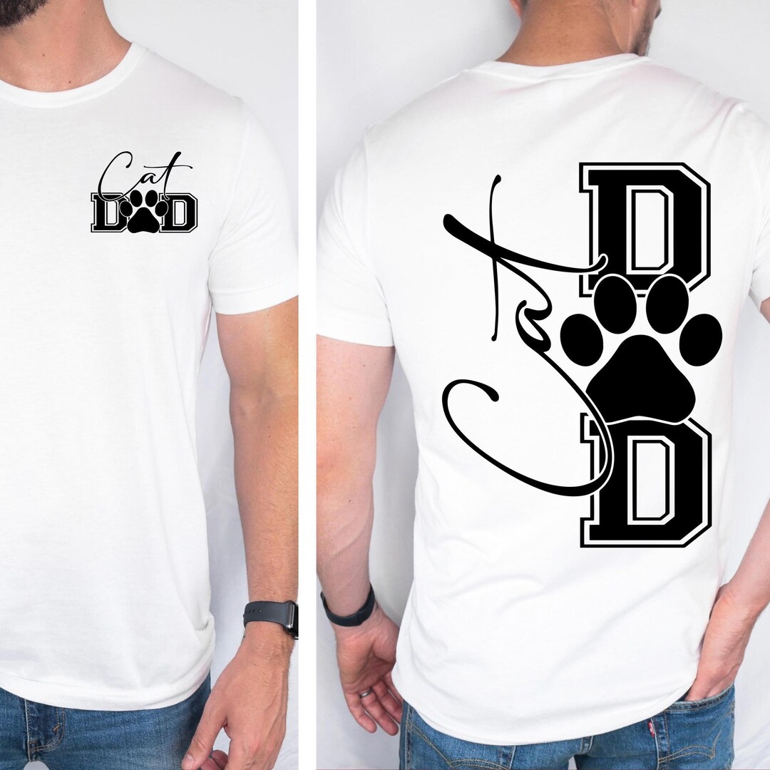 Cat Dad Svg Cat Dad Png Cat Lover Pet Owner Cat Dad Shirt Svg Png Jpeg ...