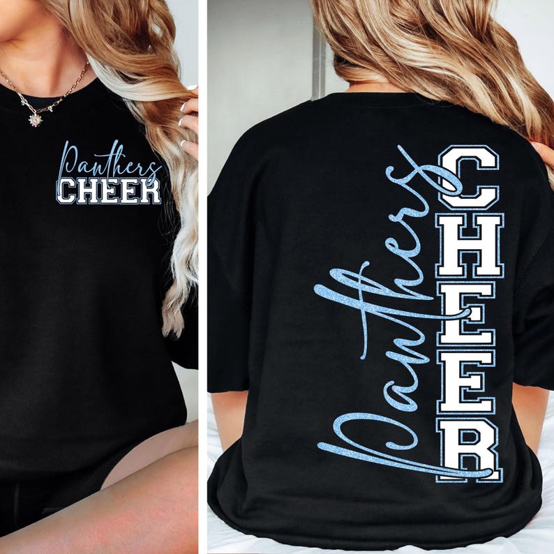 Panthers Cheer PNG Panthers Cheer SVG Game Day Cheerleader Cheer ...