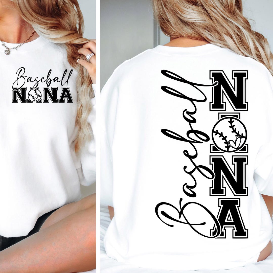 Baseball Nana SVG Baseball Nana PNG Baseball Nana Shirt Design Car ...