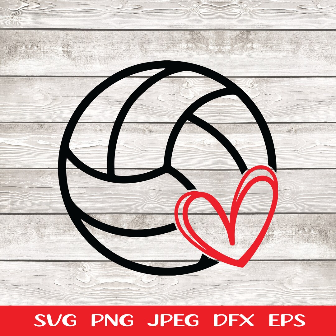 Volleyball SVG Volleyball PNG Volleyball Clipart Volleyball Car Decal ...