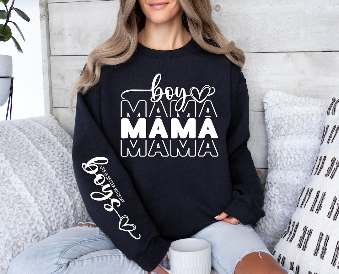 Boy Mama Svg Boy Mama Png, Boy Mom Png Svg, Mom Shirt Design Svg Cut ...