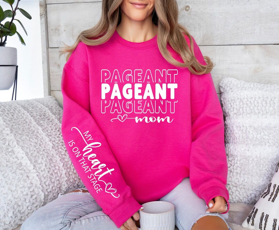Pageant Mom SVG Png Pageant Mom PNG Svg Pageant Mom Shirt My Heart is ...