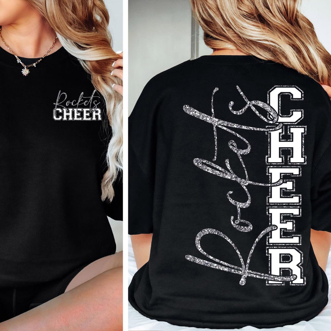 Rockets Cheer PNG Rockets Cheer SVG Game Day Cheerleader Cheer ...