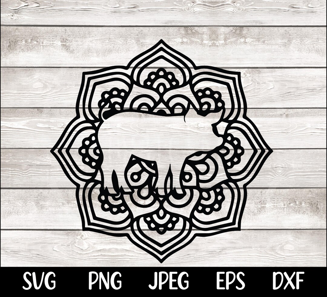 Pig SVG Pig PNG Farm Animal Clipart Pig Clipart Svg Png Epd Dxf Jpg Cut ...