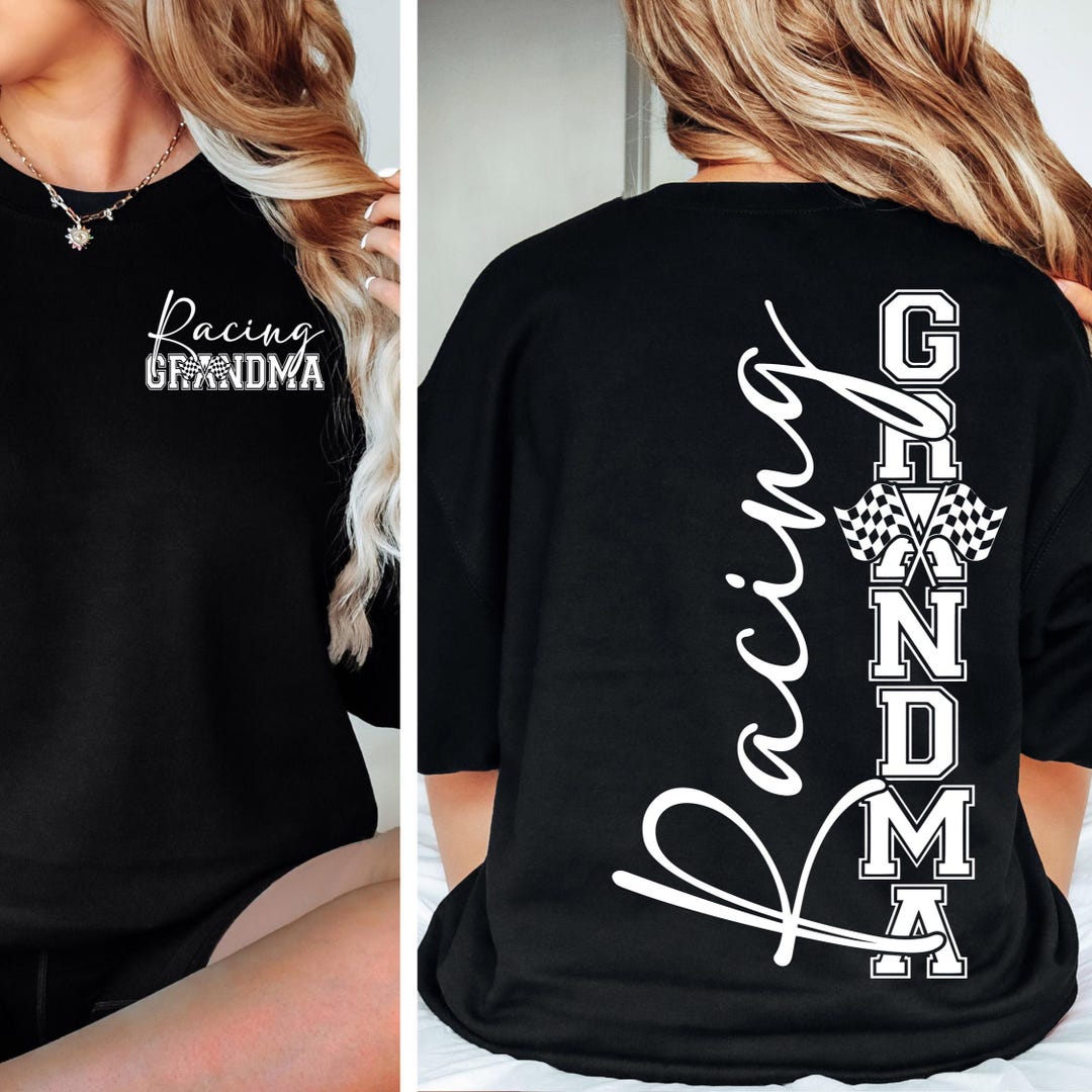 Racing Grandma SVG PNG Race Day Svg Checkered Flag Svg Race Season Svg ...