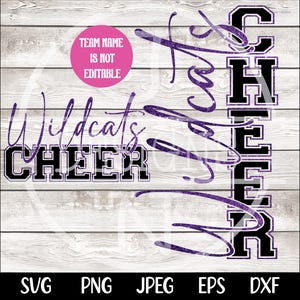 Wildcats Cheer PNG Wildcats Cheer SVG Game Day Cheerleader Cheer ...