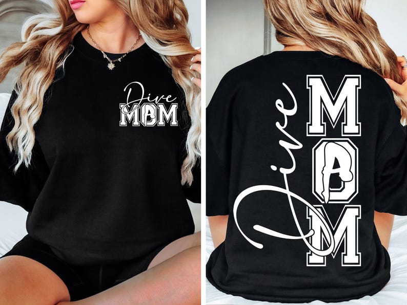 Dive Mom SVG Png Dive Mom PNG Svg Swim Mom Shirt Design Png Svg Dfx Eps ...