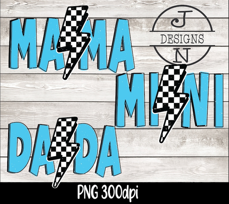 Checkered Mama, Mini and Dada PNG Bundle, Grunge Font Mom and Me Png ...