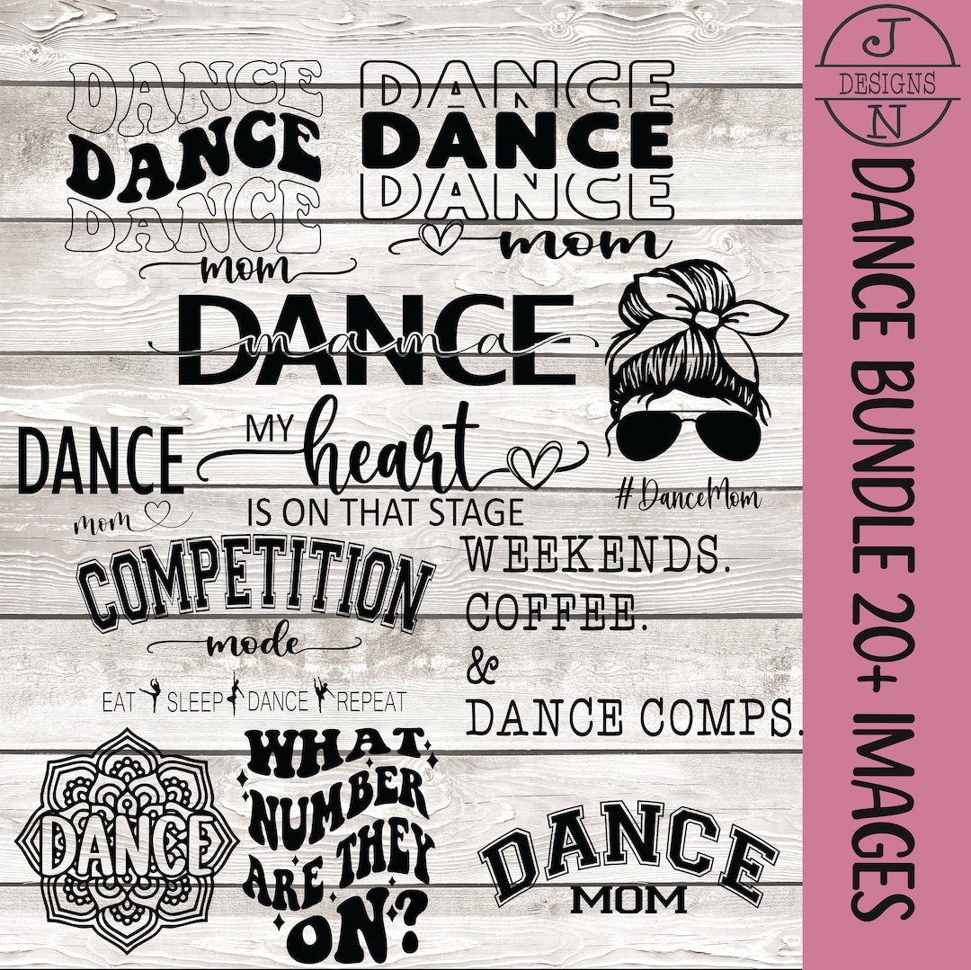 Dance Mom SVG Png Bundle Dance Mom Shirt Design 20+ Images PNG SVG ...