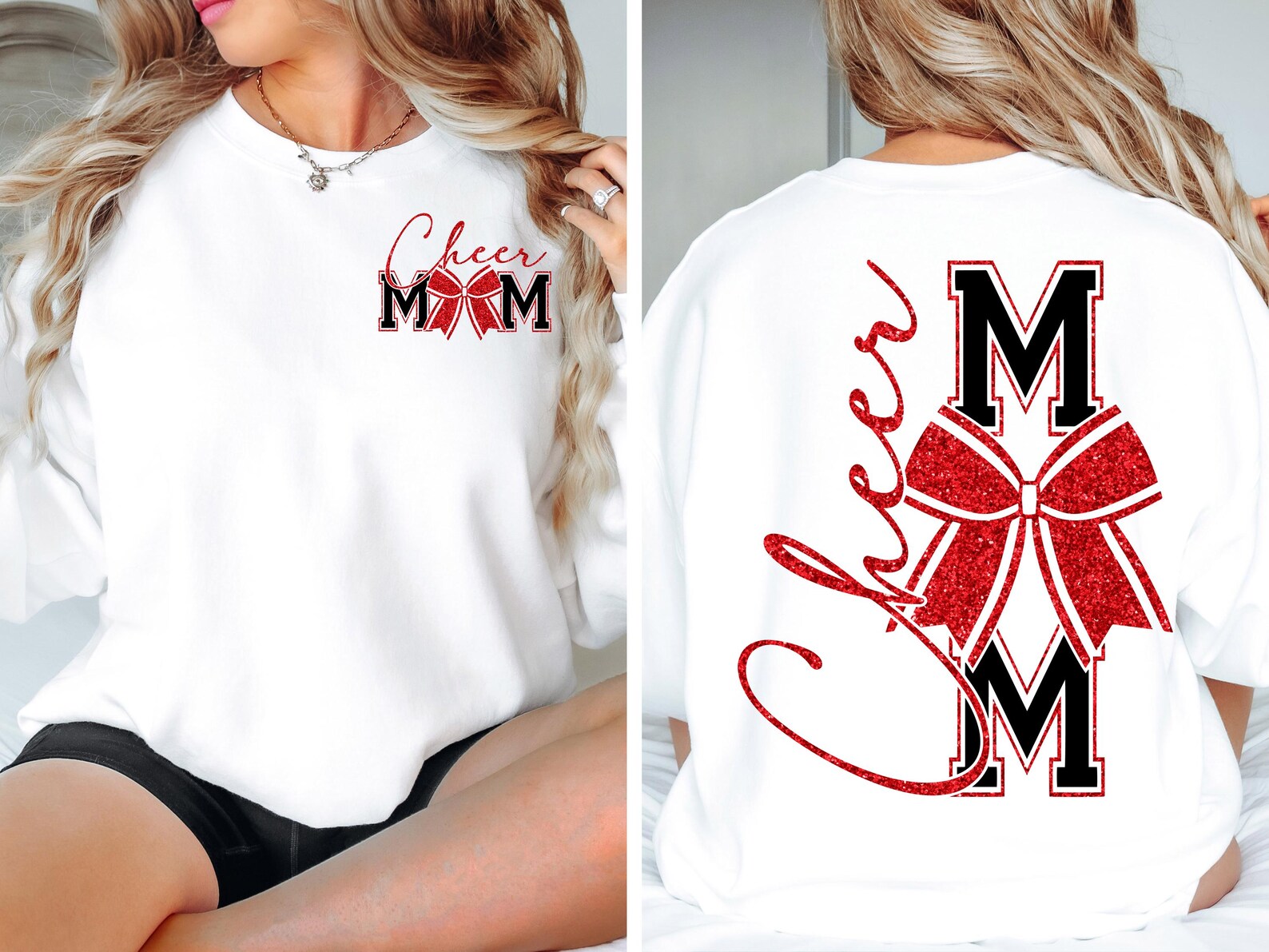 Cheer Mom SVG Cheer Mom PNG Red Game Day Cheerleader All Star Cheer ...